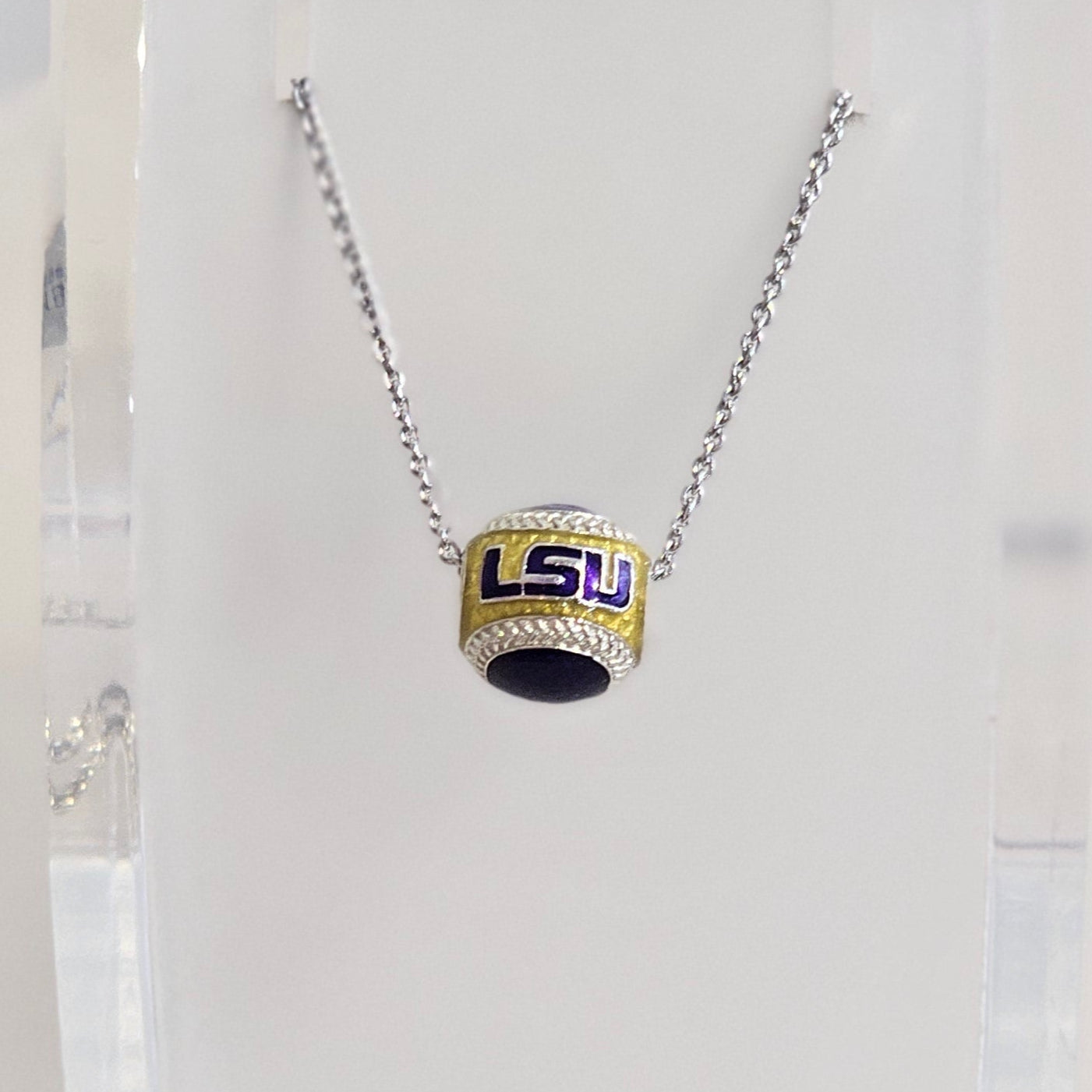 LSU- MCWS baseball pendant/Charm – Argent Sports