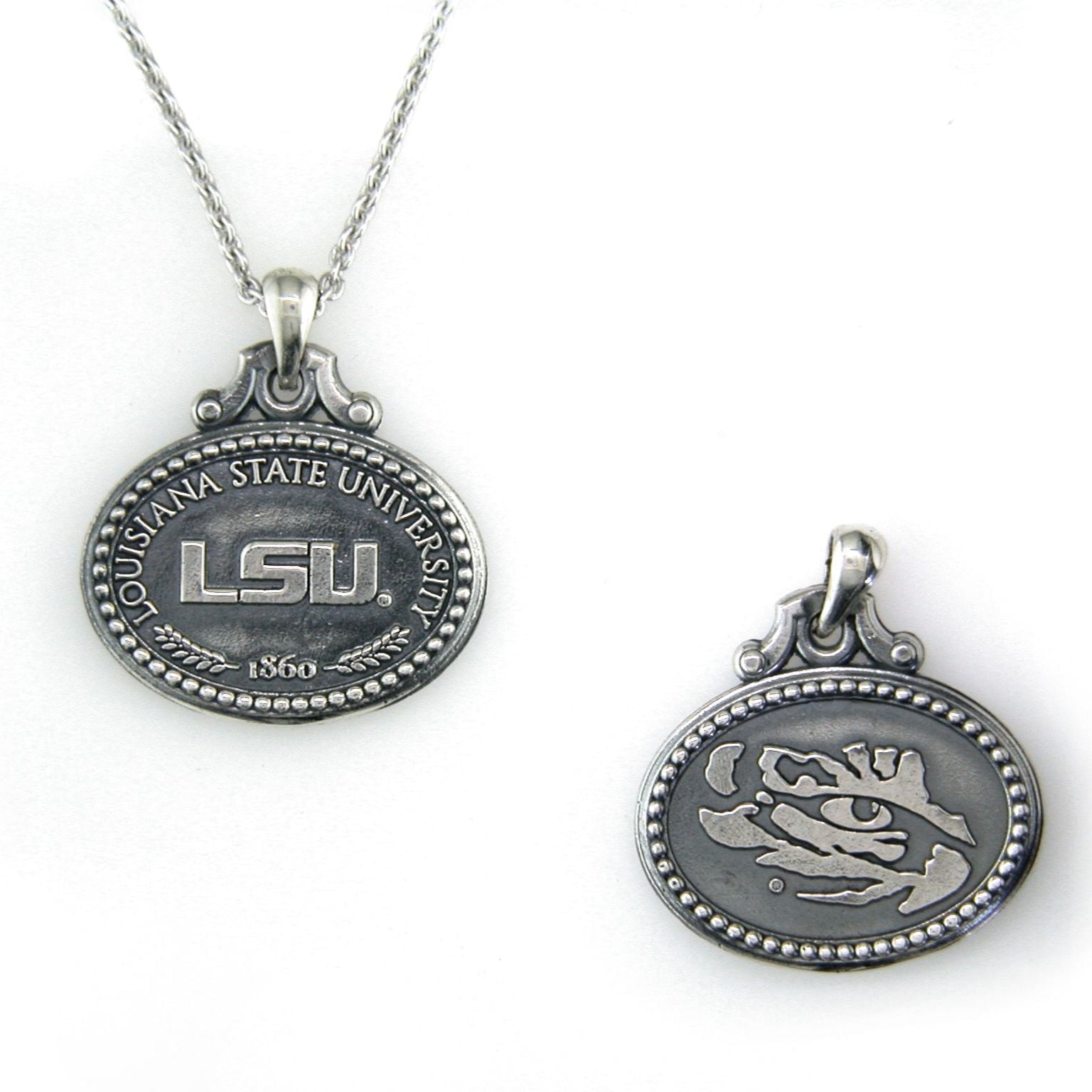 LSU Antique Coin Pendant – Argent Sports